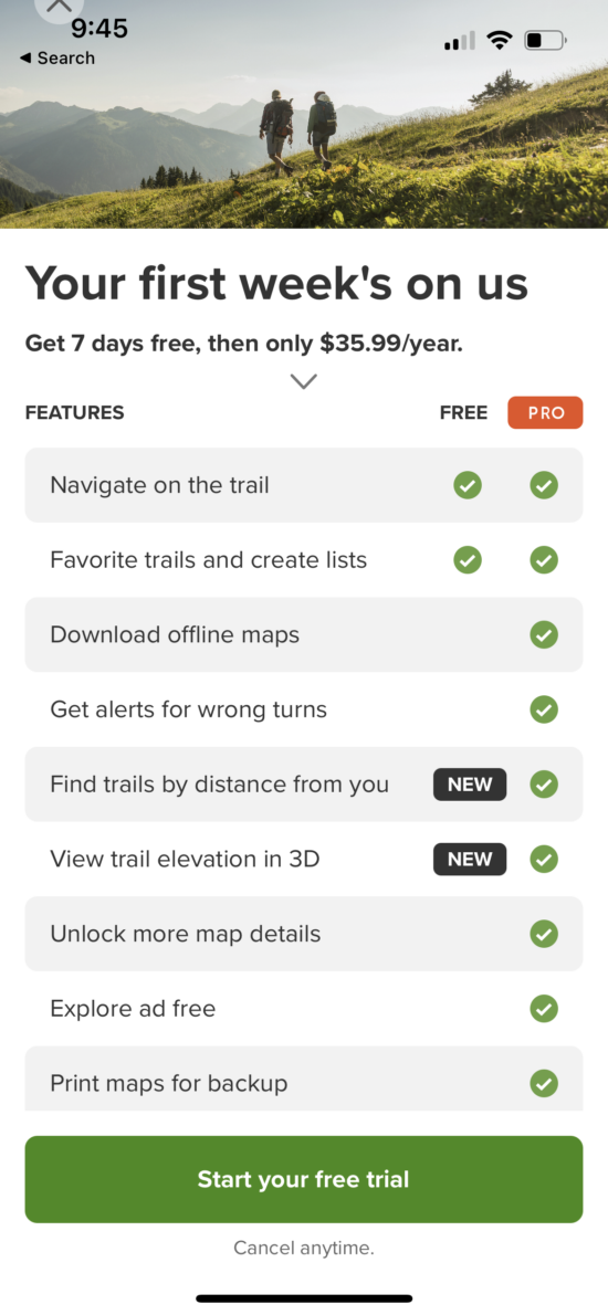 AllTrails App Review - Hiking, Biking, and Camping Research